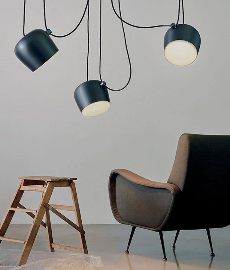Hanging Flex Pendants - Completely Adjustable - Aim Pendants by Flos