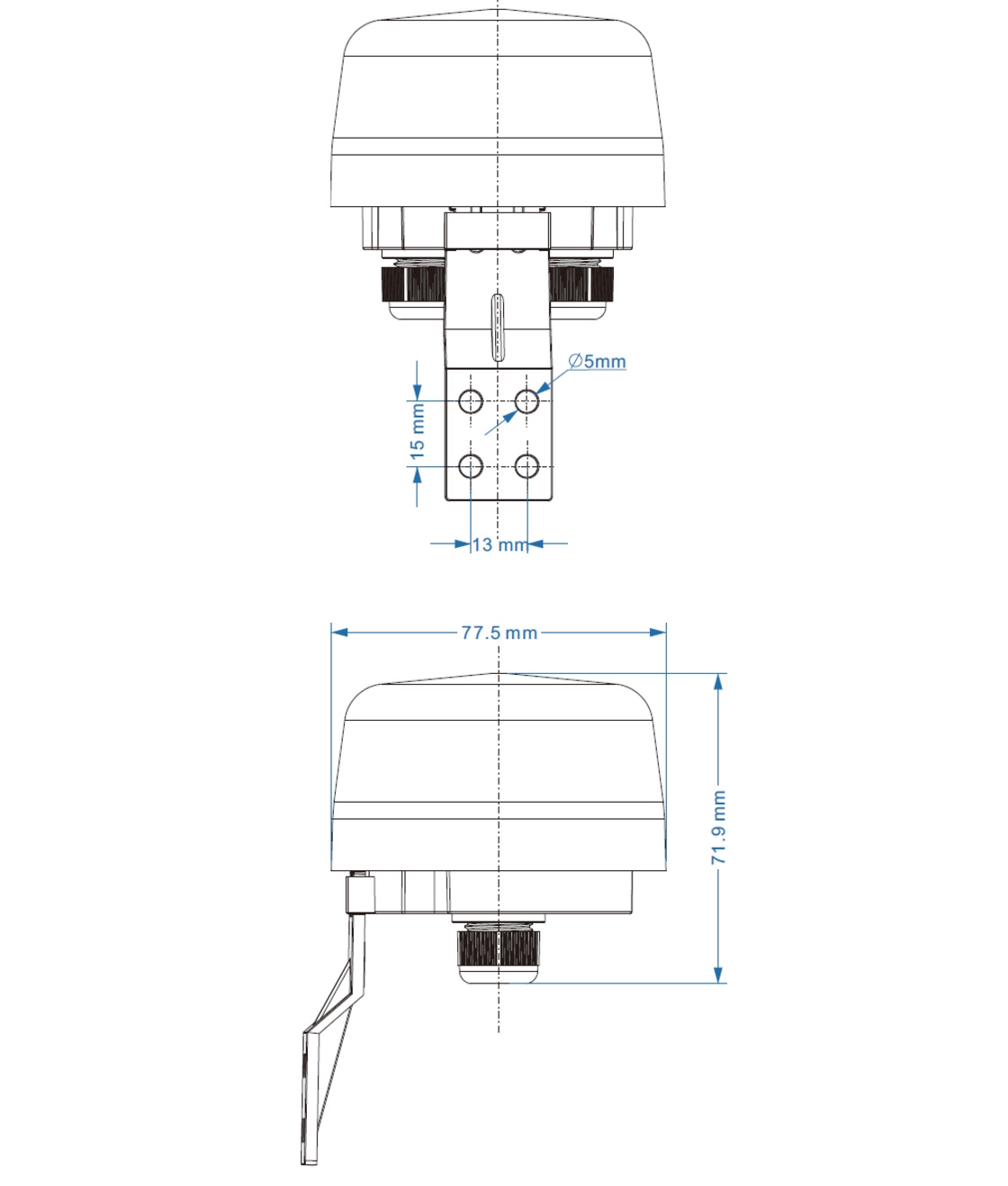 Wall Bracket with Photocell - Adjustable Photocell IP66 - Standalone ...