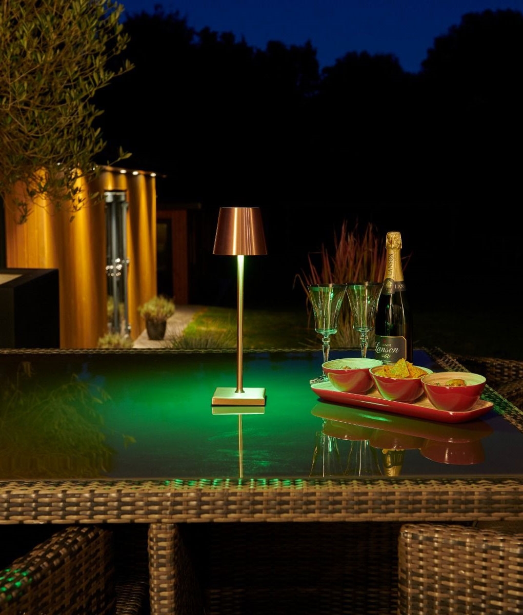 Rechargeable Colour Changing Outdoor LED Table Lamp