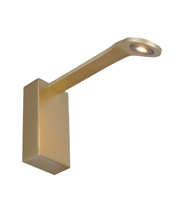 Modern Wall Display Light - White and Brass - ideal for exhibitions and ...