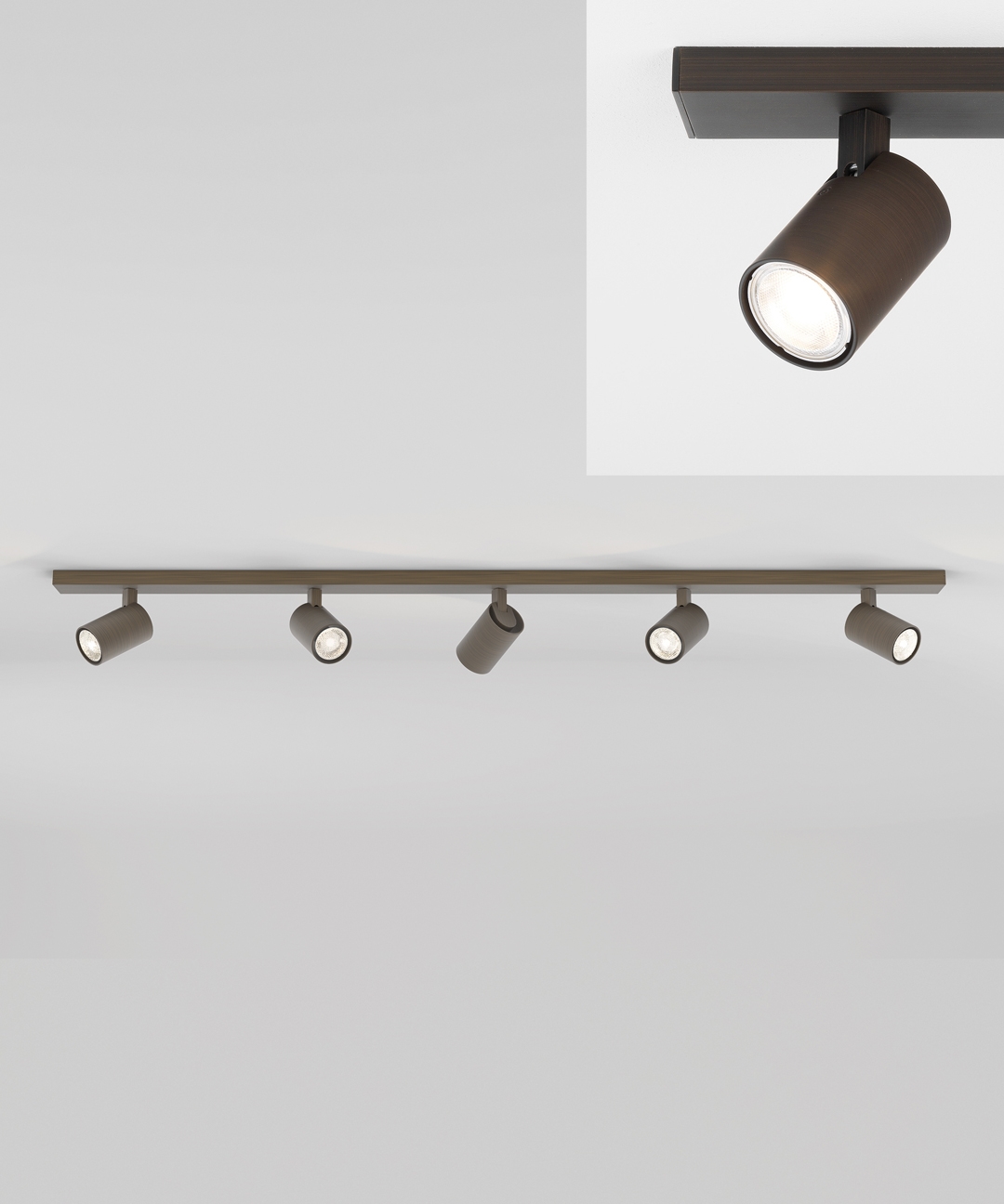 Ideal for ceilings or walls, including retail displays