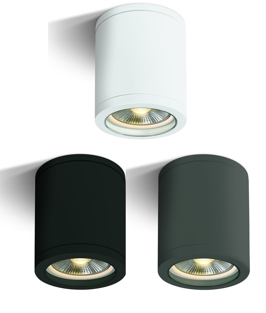 One Light 67142C/W WHITE CYLINDER E27 10W PAR30 IP65