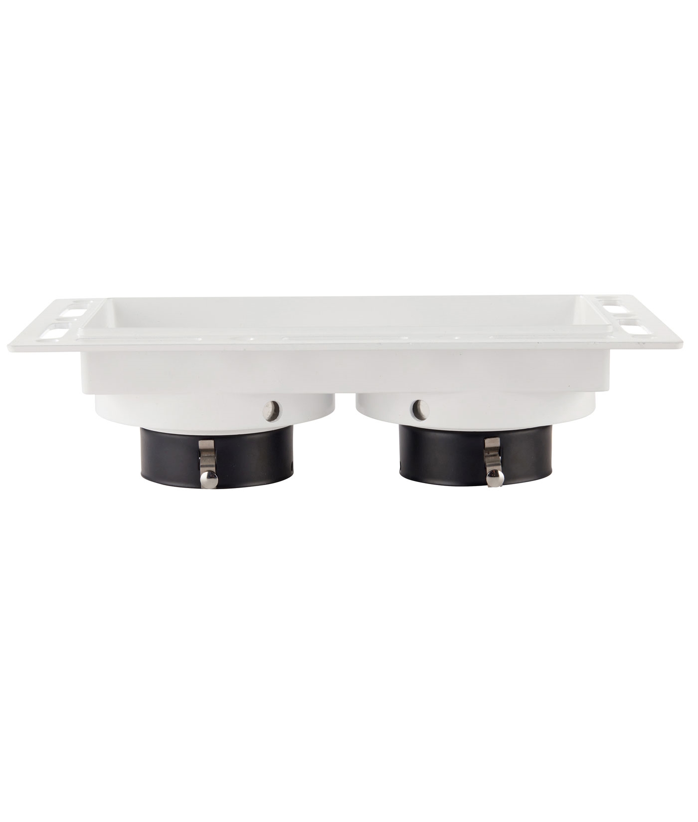 Adjustable Double Lamp Trimless Recessed Plaster-in Downlight