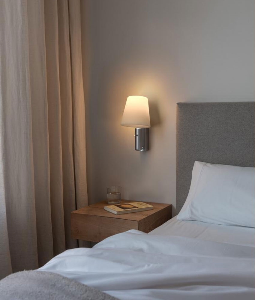 Bedside Wall Light with Hidden Adjustable Arm