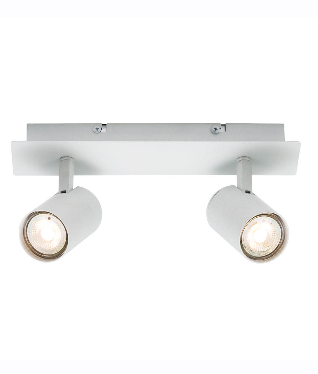 Adjustable Twin Ceiling Mounted Spotlight in white - White Double ...
