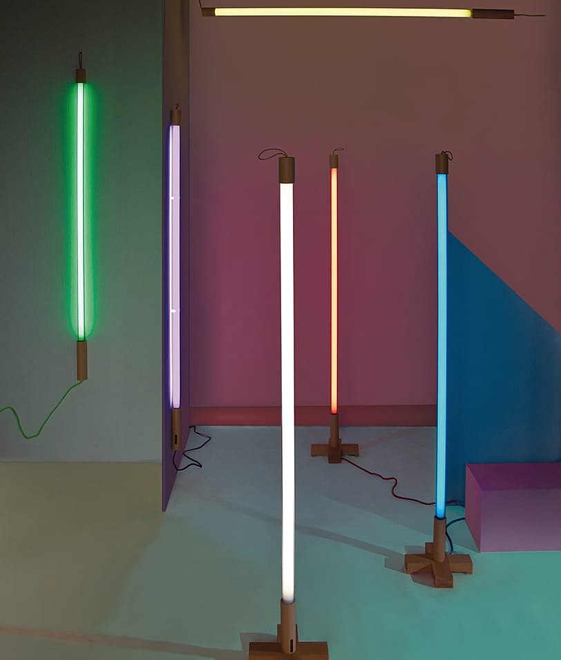 Illuminated Tube - Floor, Wall or Ceiling Mounted L:1400mm