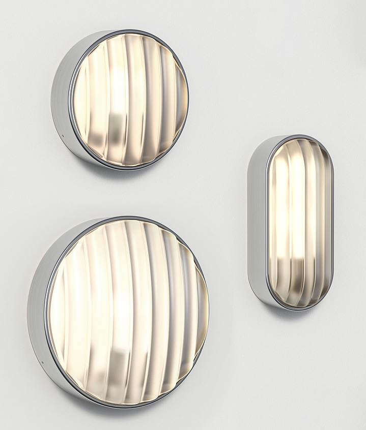 Modern IP44 Bulkhead Wall Light In Brushed Stainless-Steel - 3 Sizes