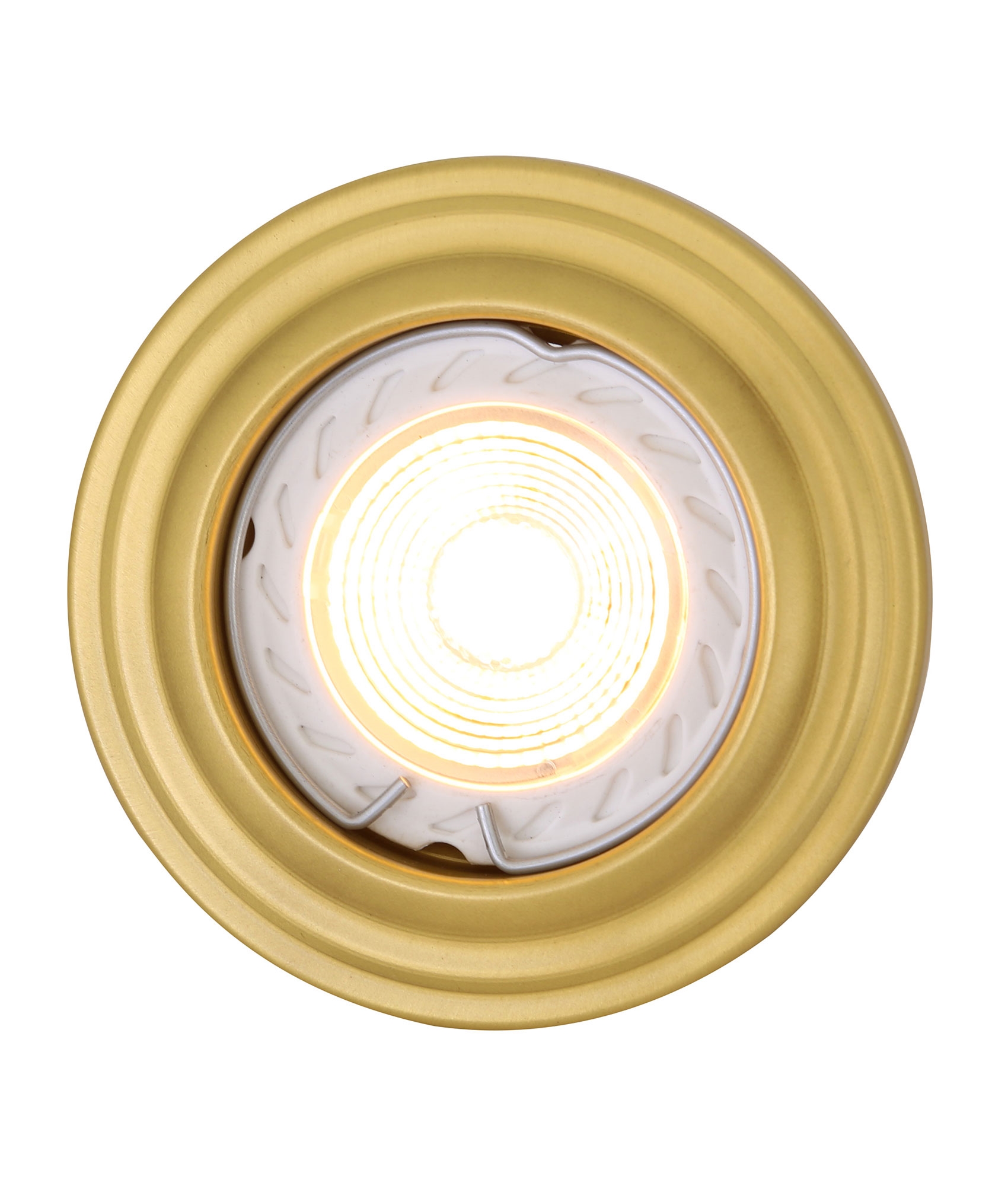 Traditional Style Round Downlight in antique or polished brass or ...