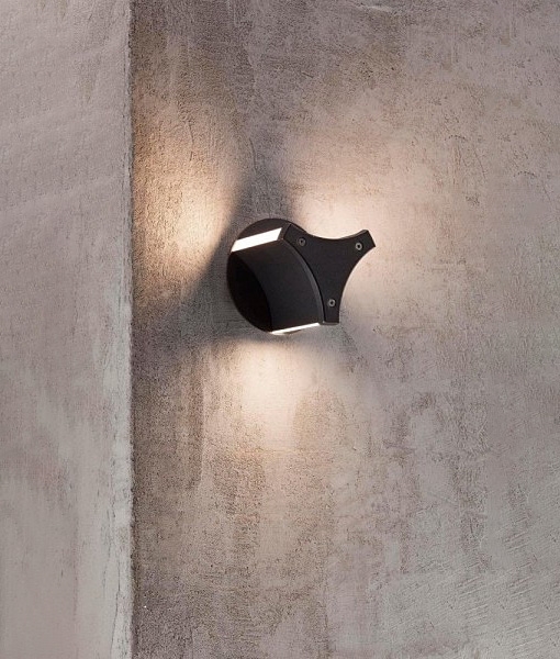 Nordlux Titus Wall Exterior Wall Light - Triangular 3 Beam Illumination