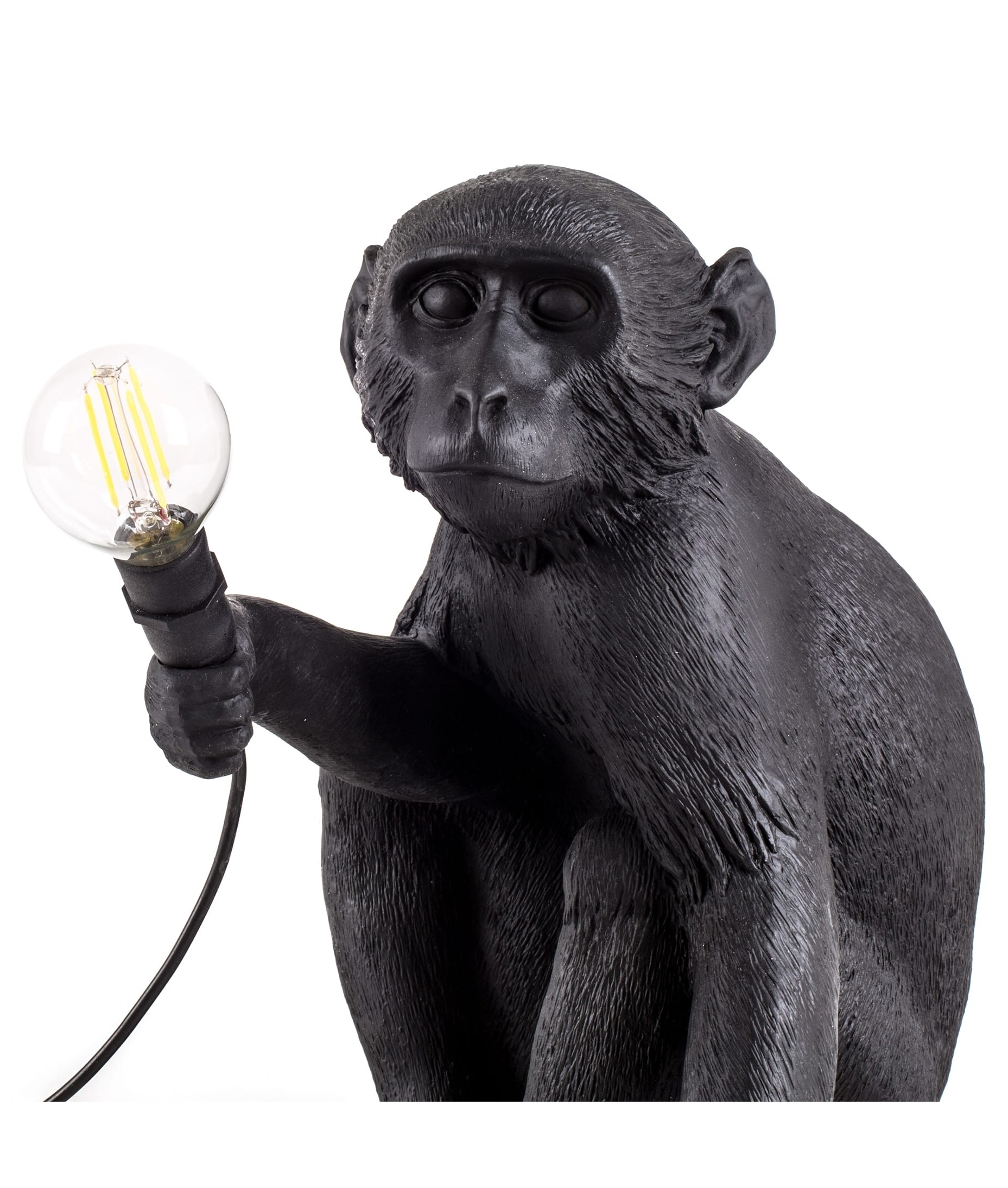 Exterior Seletti Sitting Monkey Table Light with LED Lamp