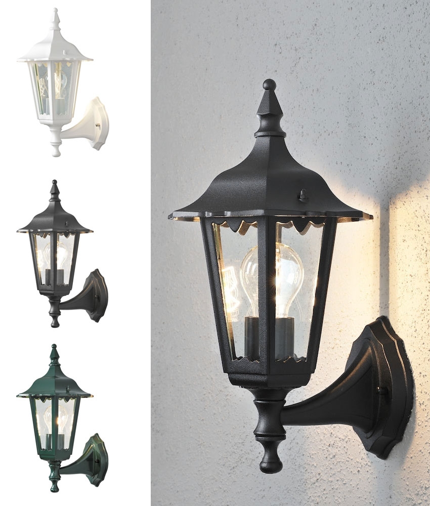 Classic External Wall Lamp in Matt Black - Great Price