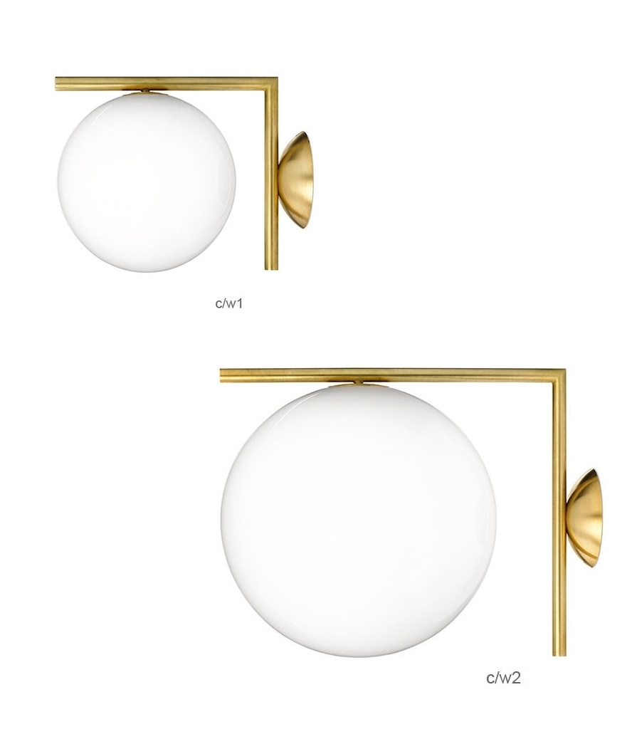 Flos IC1 and IC2 Wall Lights: Elegance in Globe Designs by Michael ...
