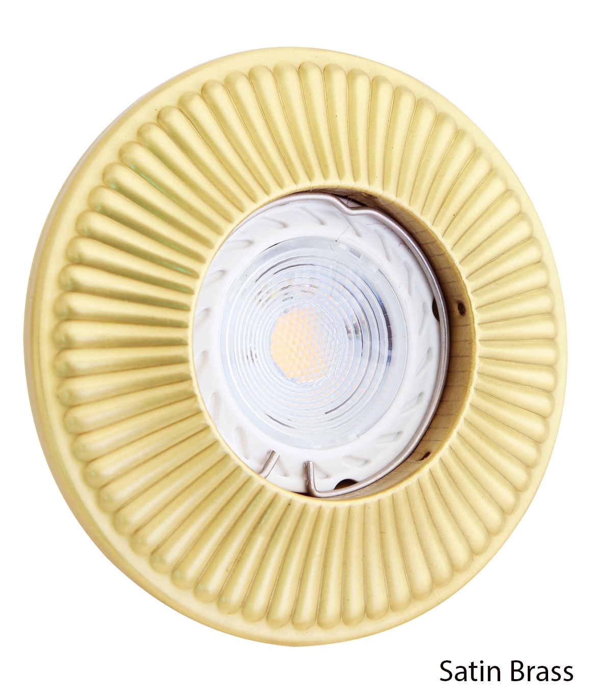 Mains GU10 Recessed Downlights For Period Properties - Victorian Fluted ...