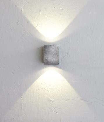 Very Funky Filtered Square Wall Light in 5 Finishes