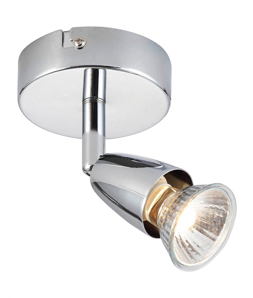 Single Adjustable Wall or Ceiling Spot Light - Great Value