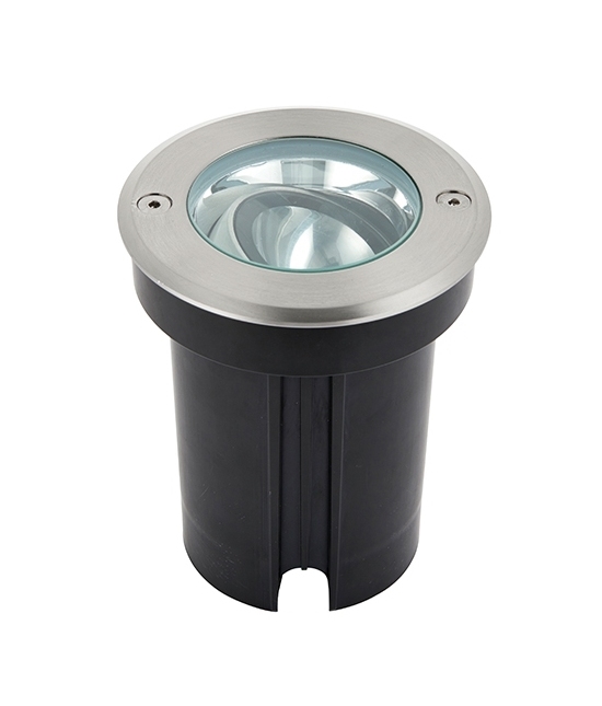Drive Over Recessed LED Ground Light with Adjustable Angle in Stainless ...