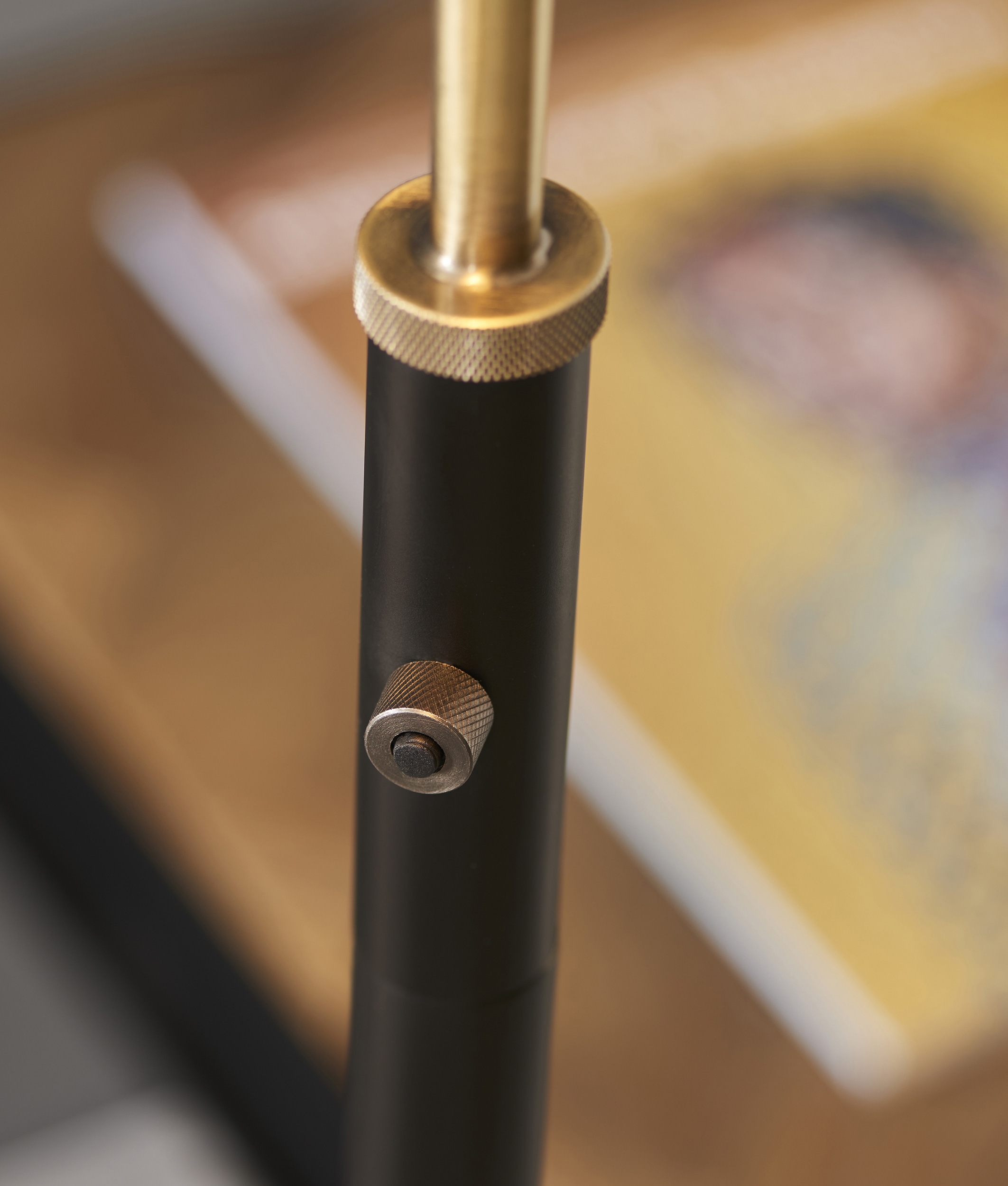 Vintage Floor Task Spot Light With Domed Shade - 3 Finishes