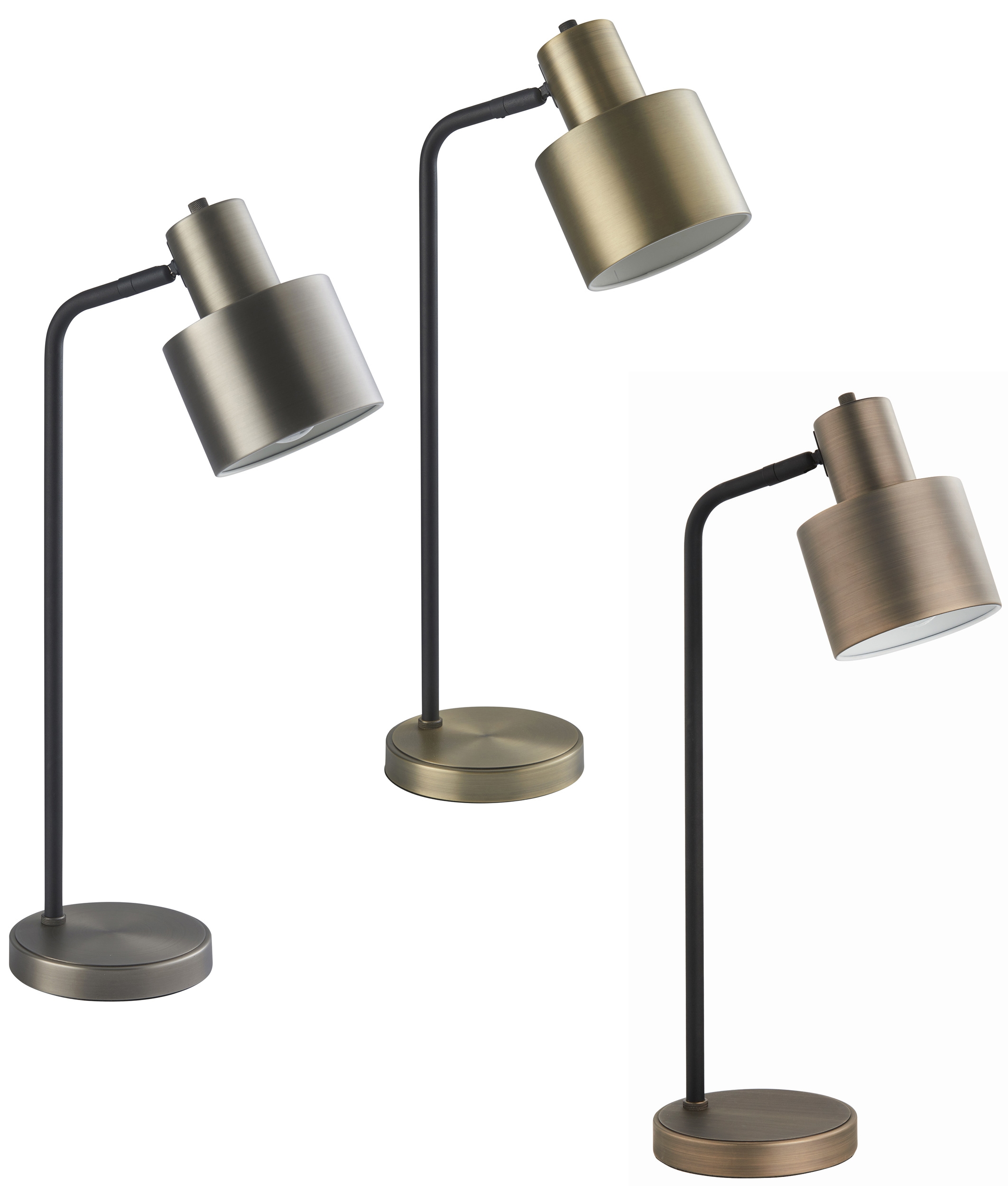 Vintage Industrial Modern Task Table Light - 3 Finishes