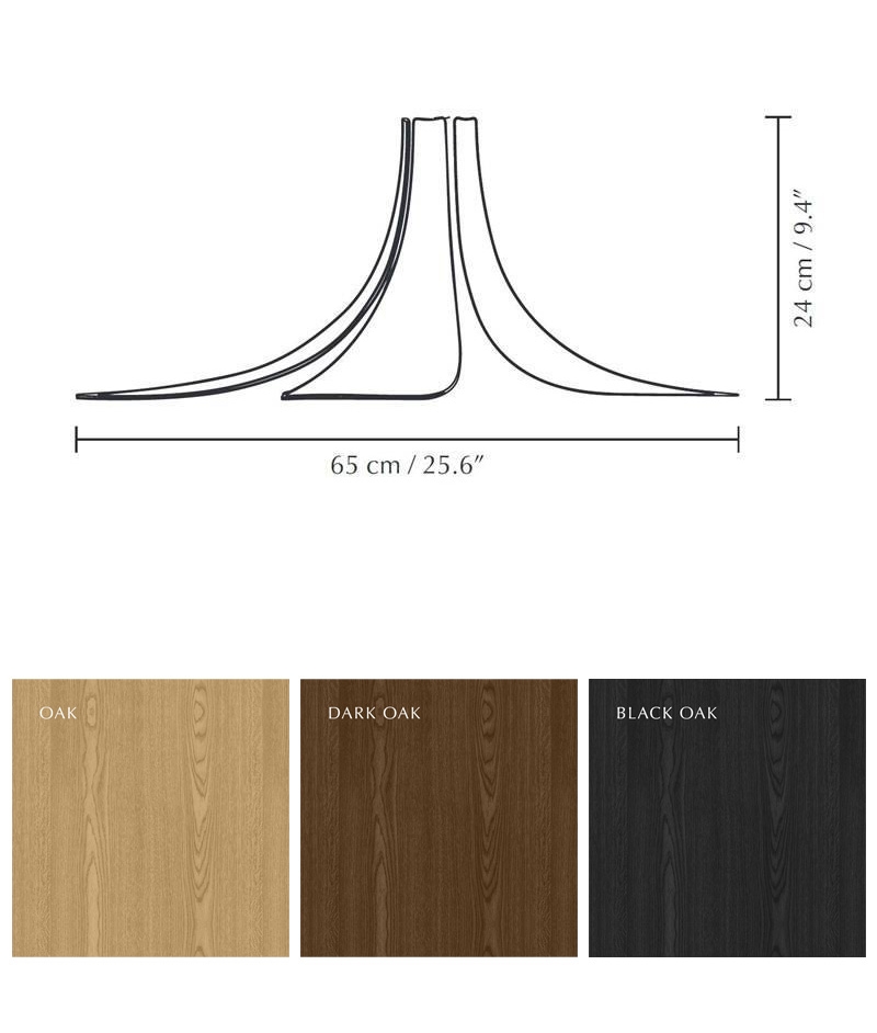 Umage Scandinavian Jazz Wood Light Shade in 3 Oak Finishes