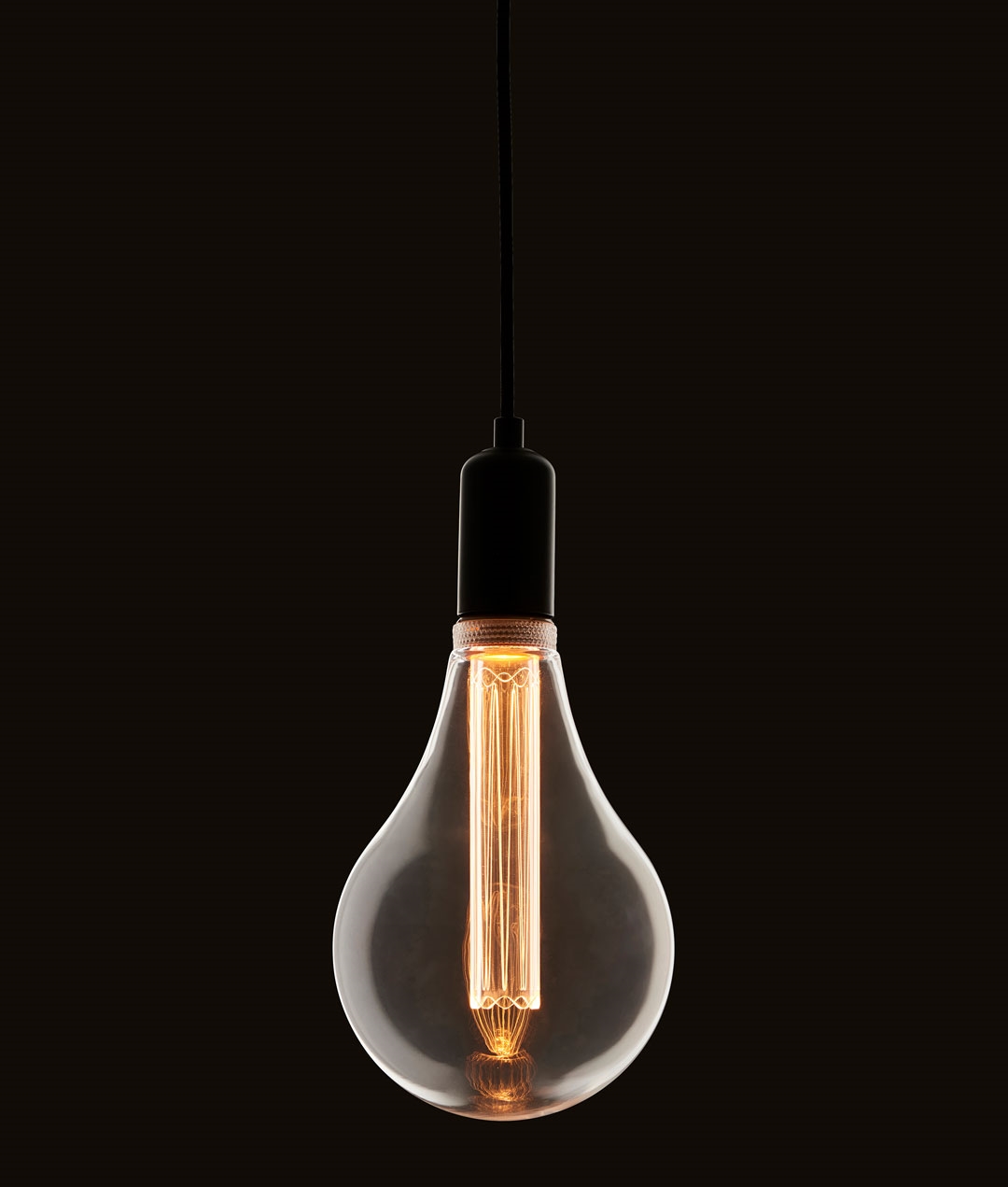 Clear Glass LED 148mm 2.5 Watt Pear Shape Lamp