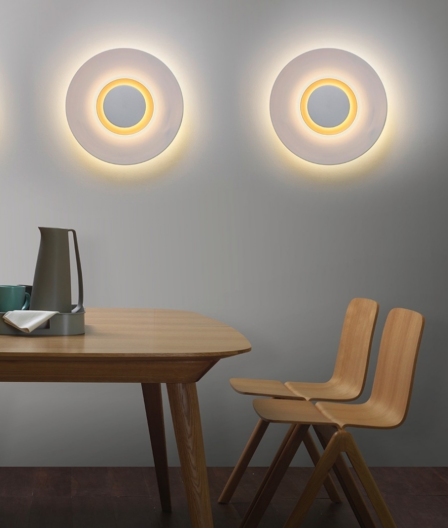 Modern Large Circular LED Wall Art Light - Simply Stunning