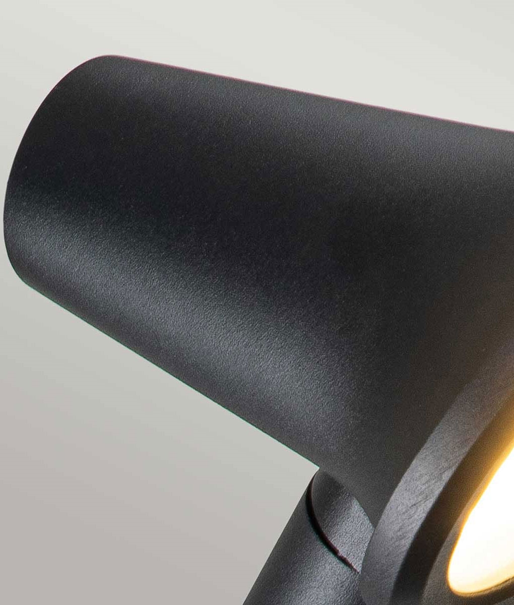 Outdoor Black Integrated LED Long Arm Sign Light - 717mm