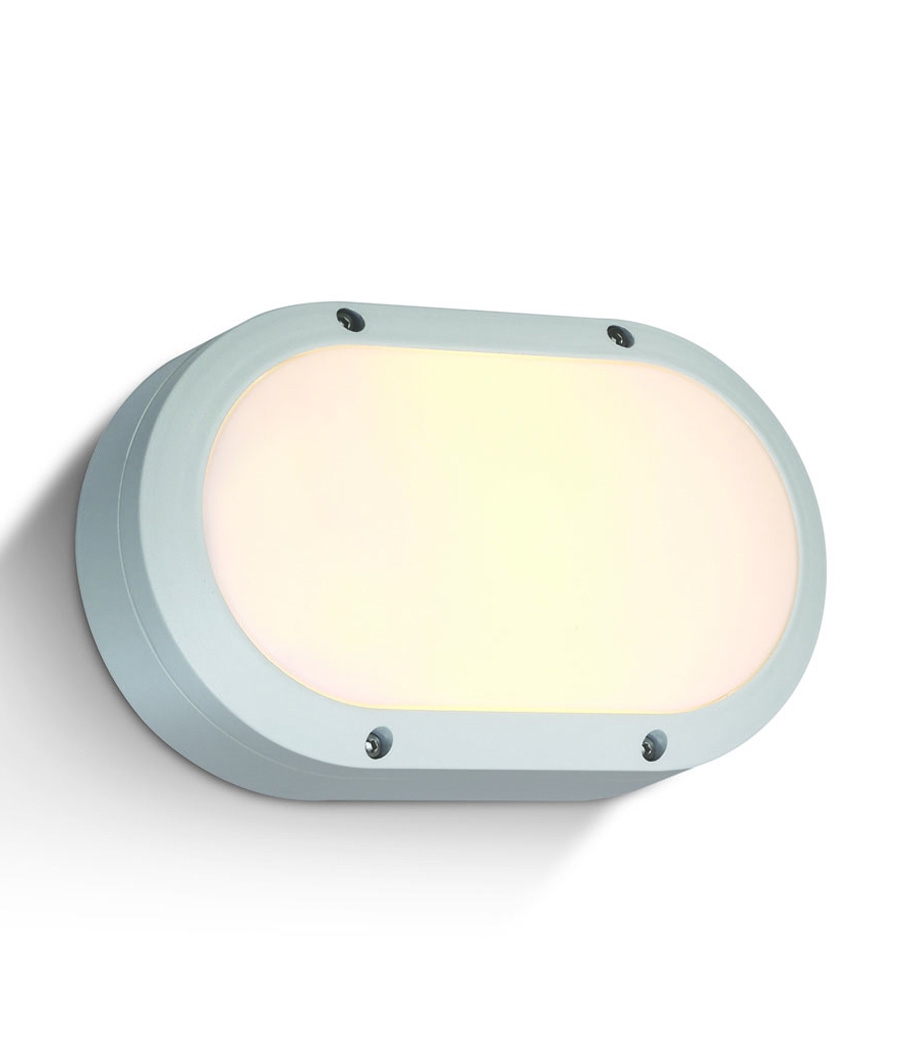 One Light 67442B/W/W WHITE LED WALL LIGHT 10W WW IP54 230V