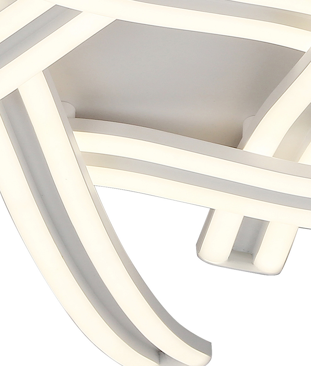 Ultra Modern Cross Over LED Strip Ceiling Light in 4 Sizes