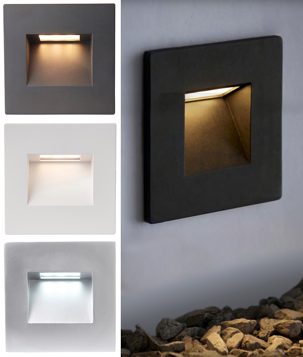 Colour Changing Temperature Low Level LED Recessed Light for Landings ...