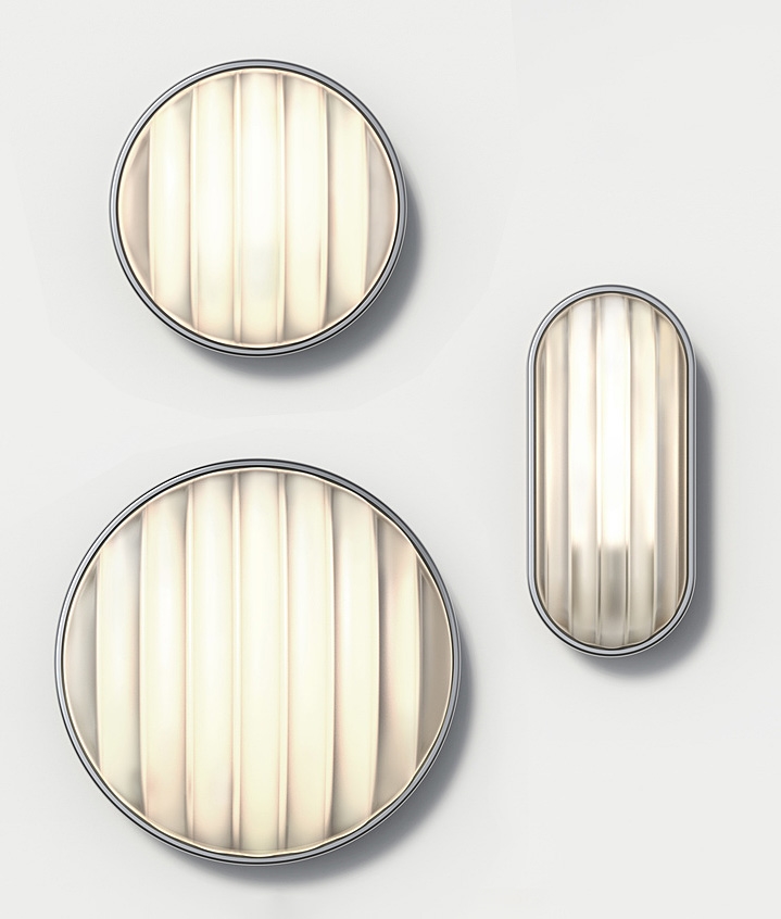 Modern IP44 Bulkhead Wall Light In Brushed Stainless-Steel - 3 Sizes