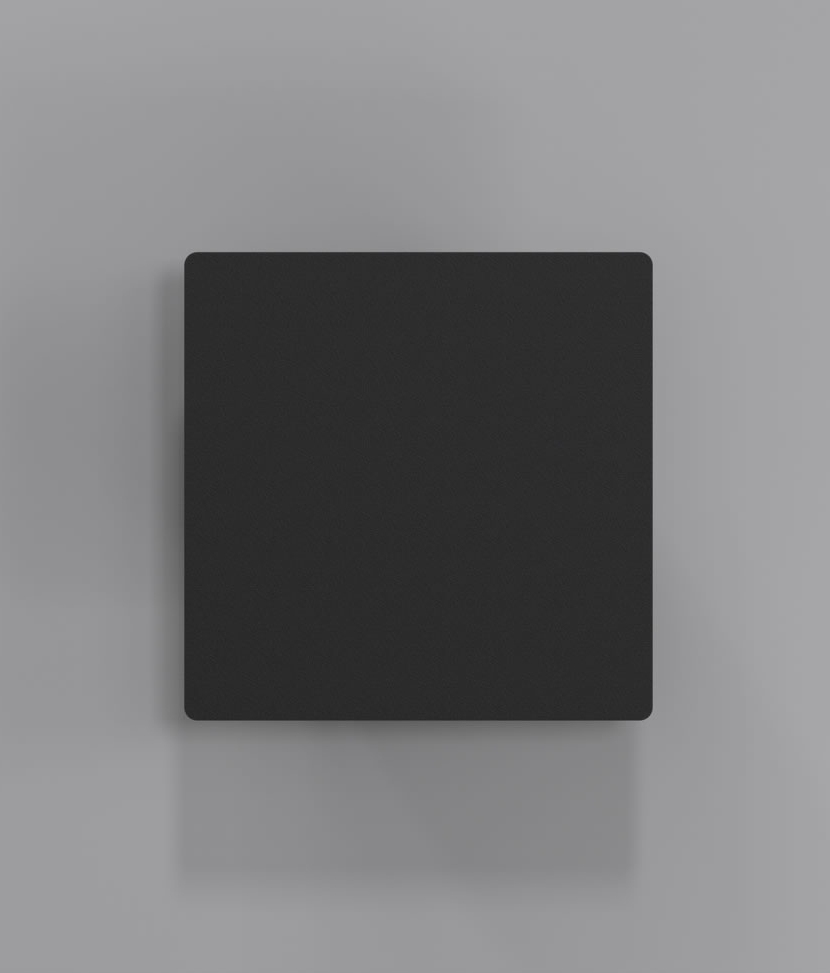 Square LED Wall Light IP44 - 3 Light Patterns