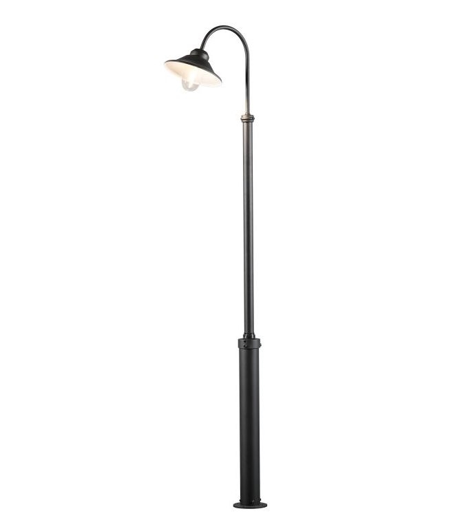 Modern Fisherman Style Lamppost Height 2400mm - Black or White