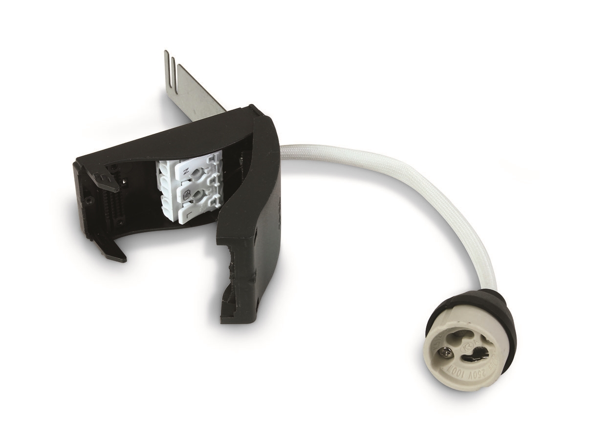 One Light 0950GB GU10 SOCKET + LOOP CONNECTOR