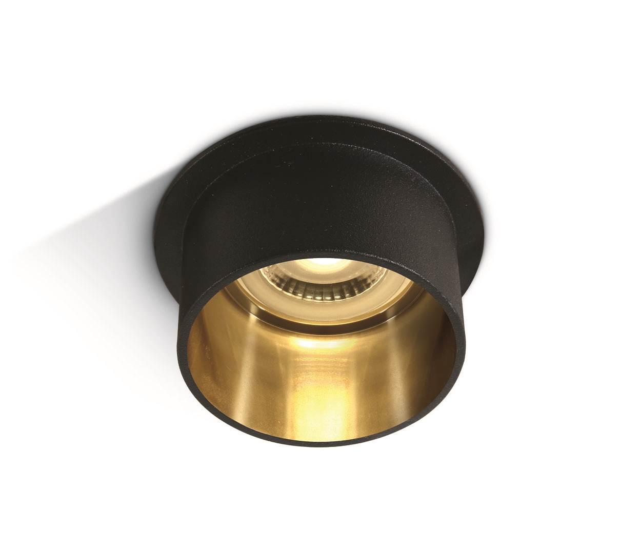 One Light 10105D9/B/GL BLACK GU10 10W DARK LIGHT