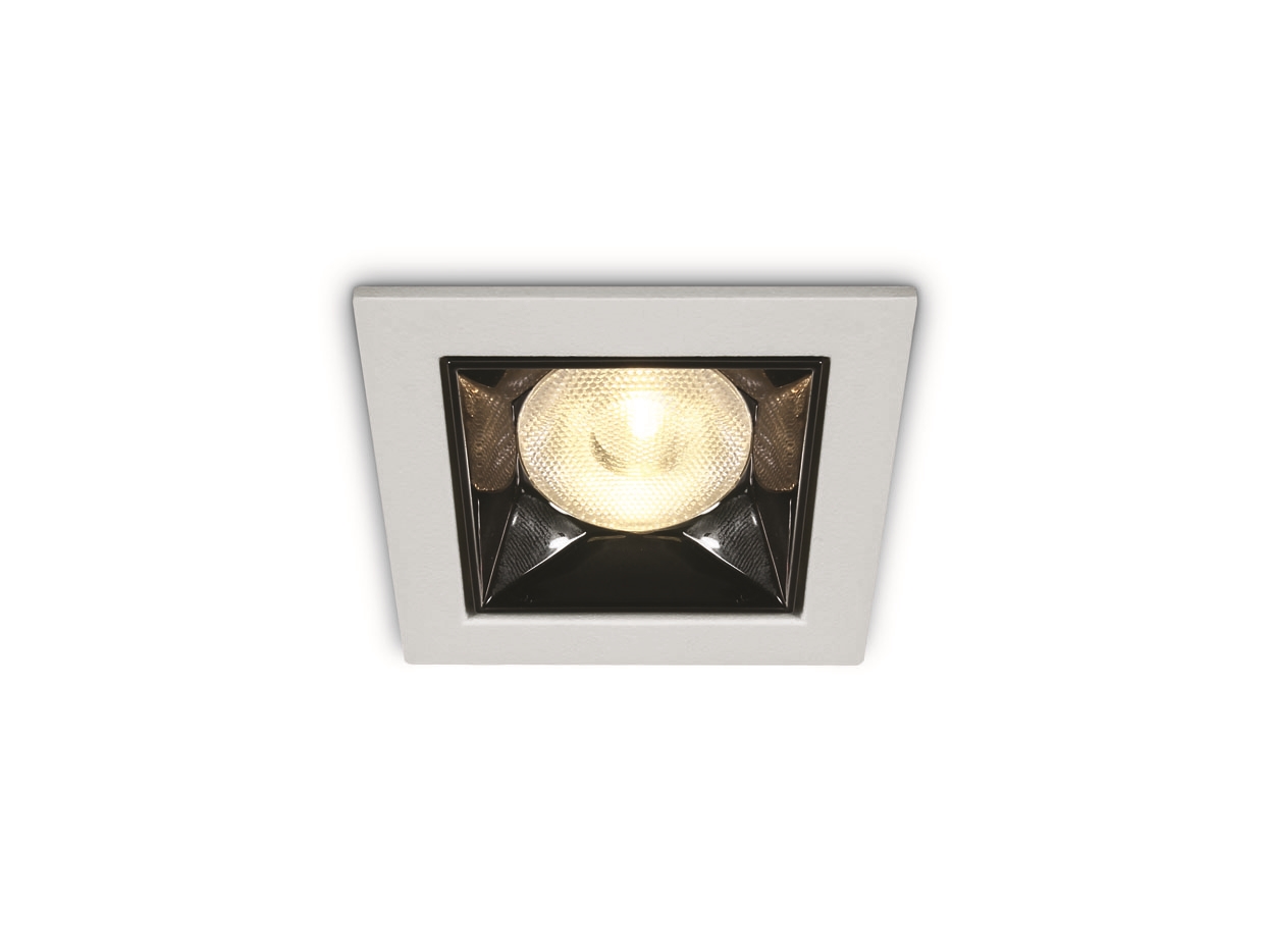 One Light 50106B/W/W WHITE LED 6W WW 38deg IP20 230V