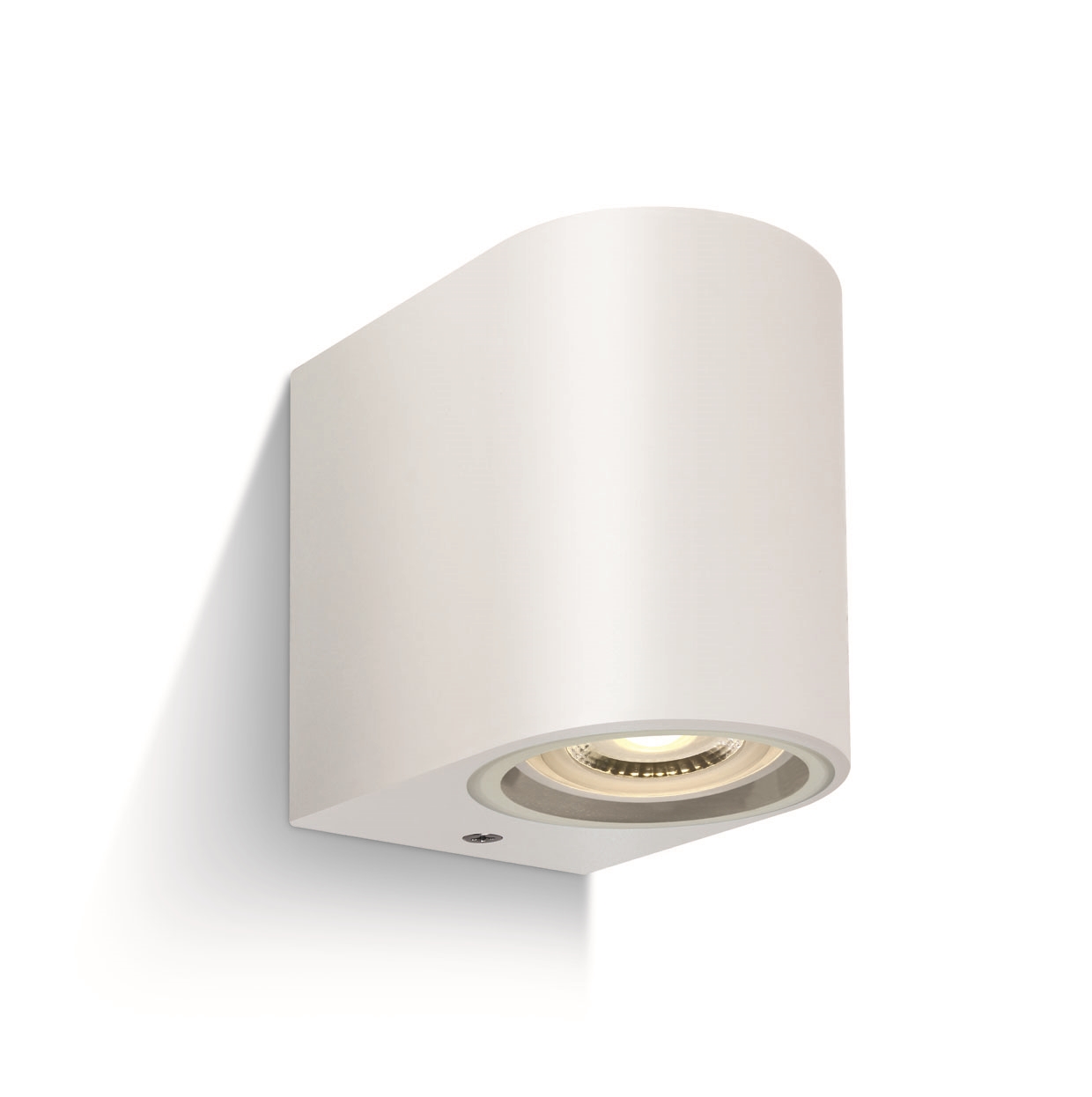 One Light 67142F/W WHITE WALL LIGHT GU10 6W IP65