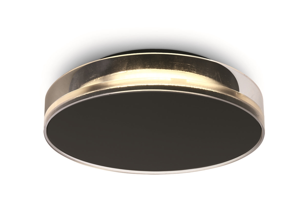 One Light 67478/B/W BLACK LED 12W WW IP65 230V DARK LIGHT