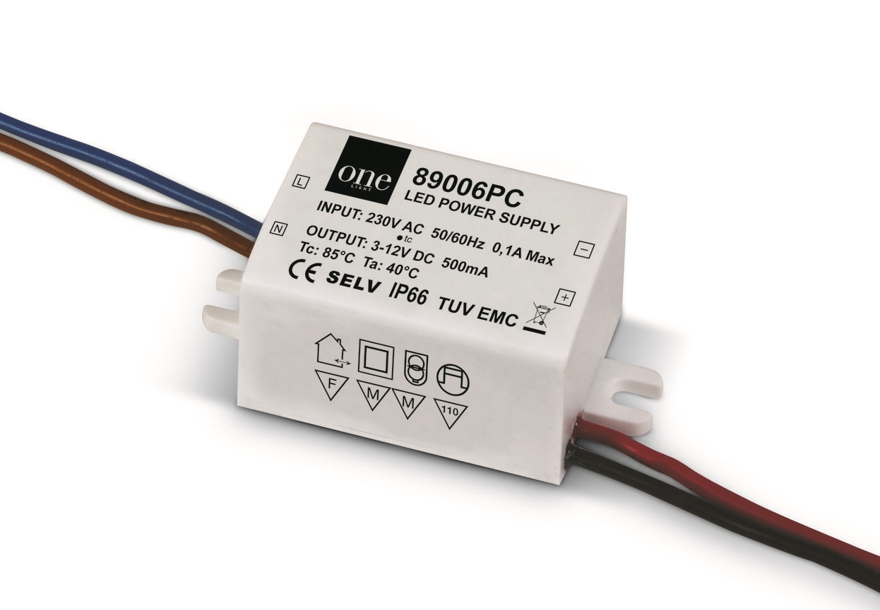 One Light 89006PC DRIVER 500mA 1,5-6W LED IP66 230V