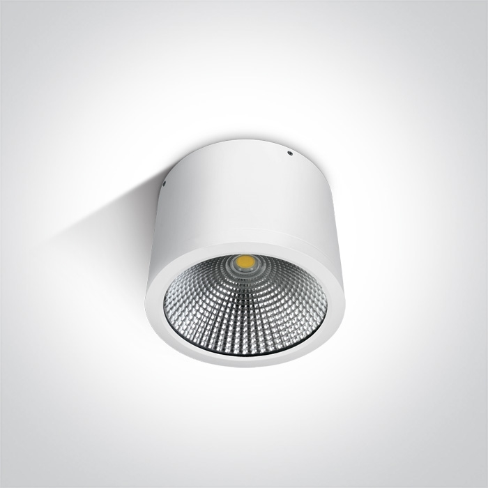 One Light 67380A/W/W WHITE COB LED 25W WW IP54 60d 230V