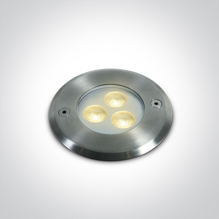 One Light 69066A/W 3x1W LED WW SS316 IP68 RECESSED UNDERWATER 24V
