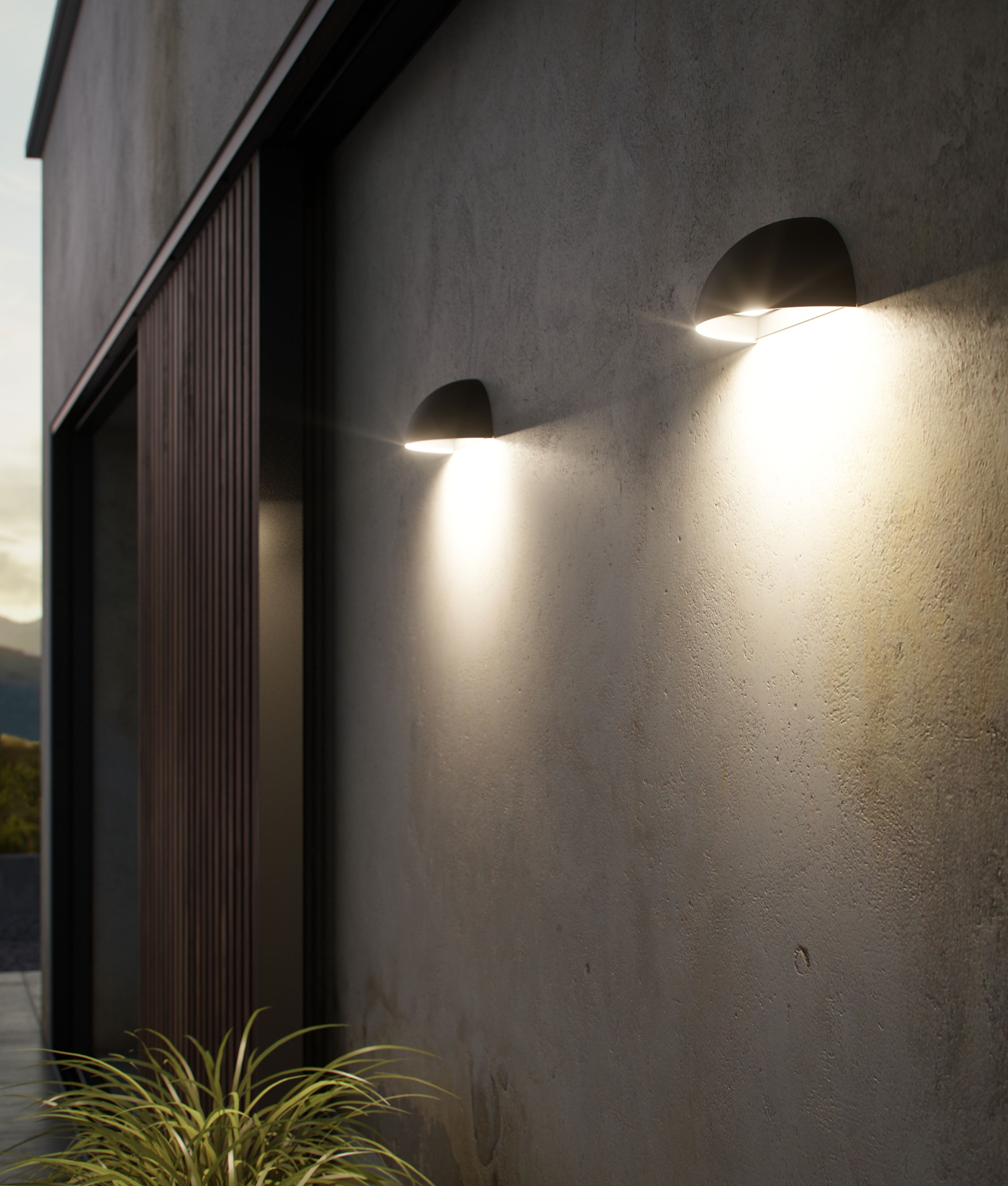 Timeless Smart LED Outdoor Wall Lamp - Control Via App