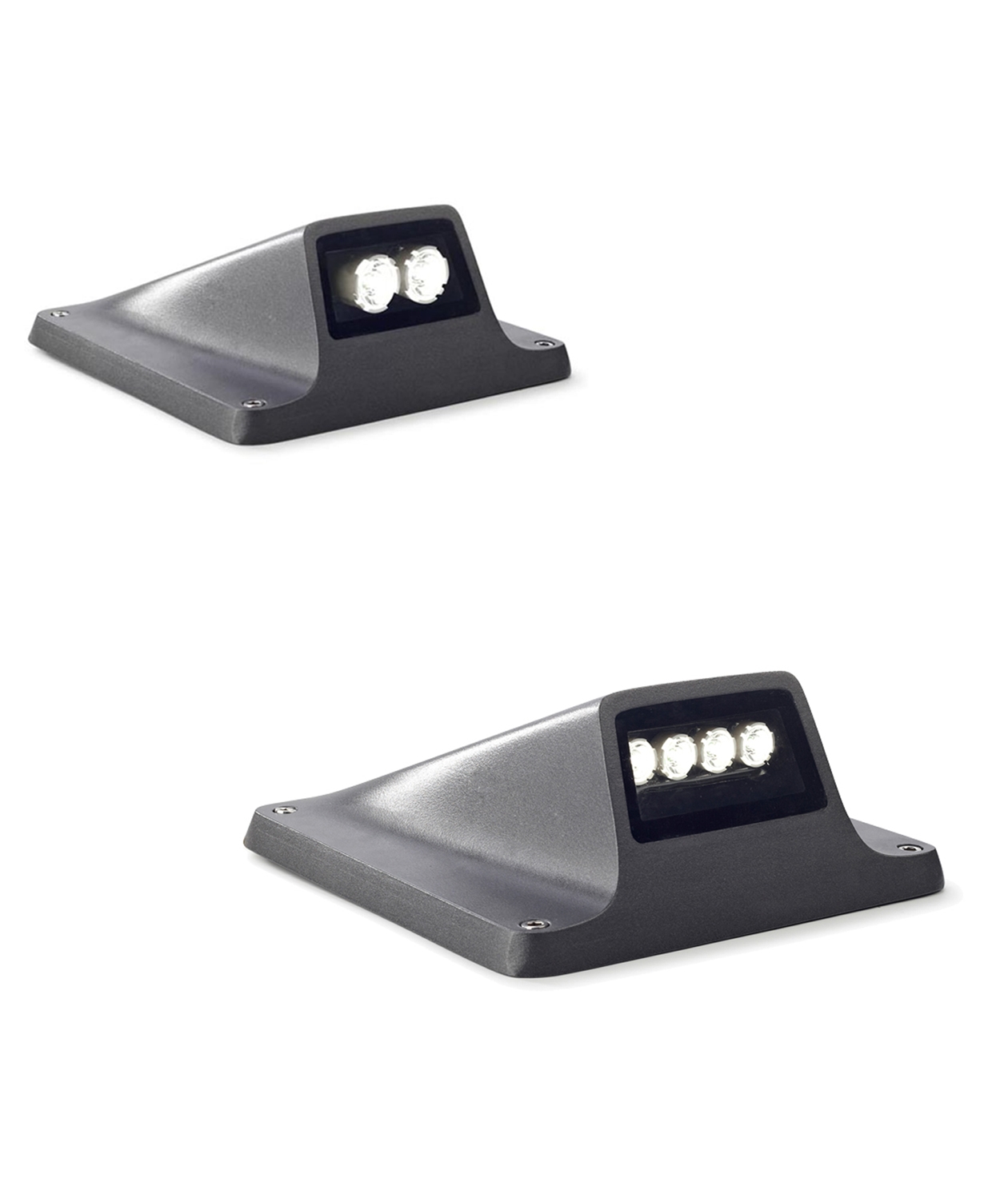 Exterior Angular Recessed LED Guide or Wall Light IP67 Rated