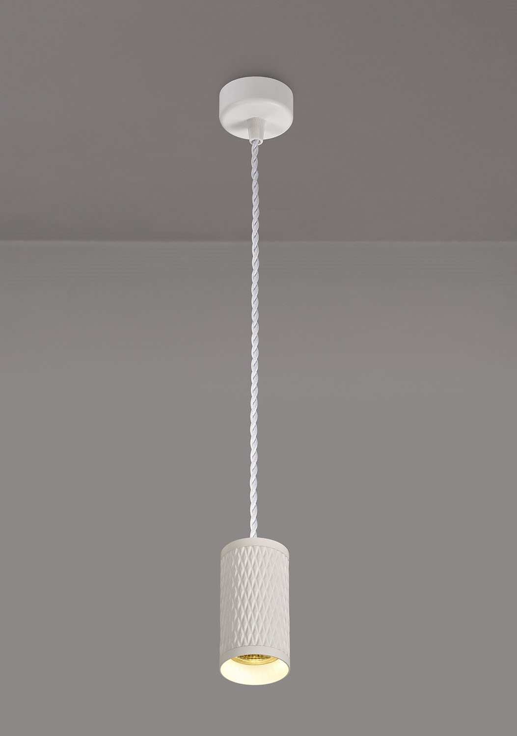 Piper 1 Light 11cm Pendant Light GU10 - Sand White