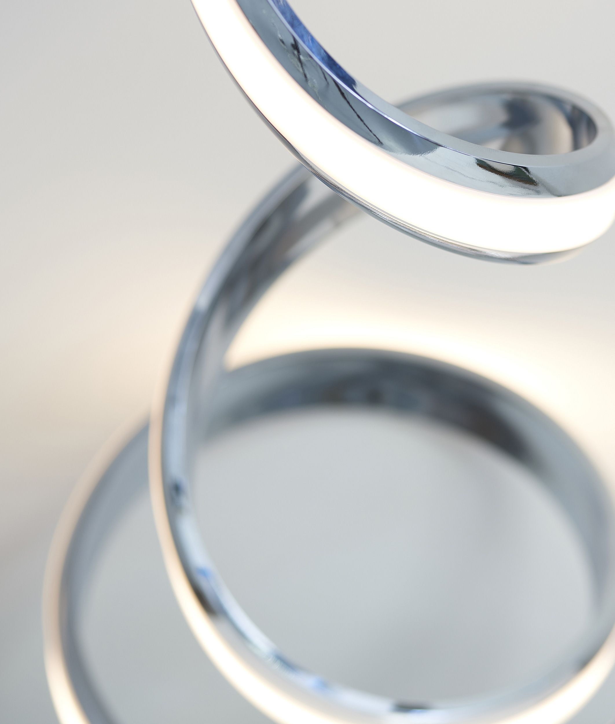 Contemporary Sculptural LED Table Lamp - 2 Finishes