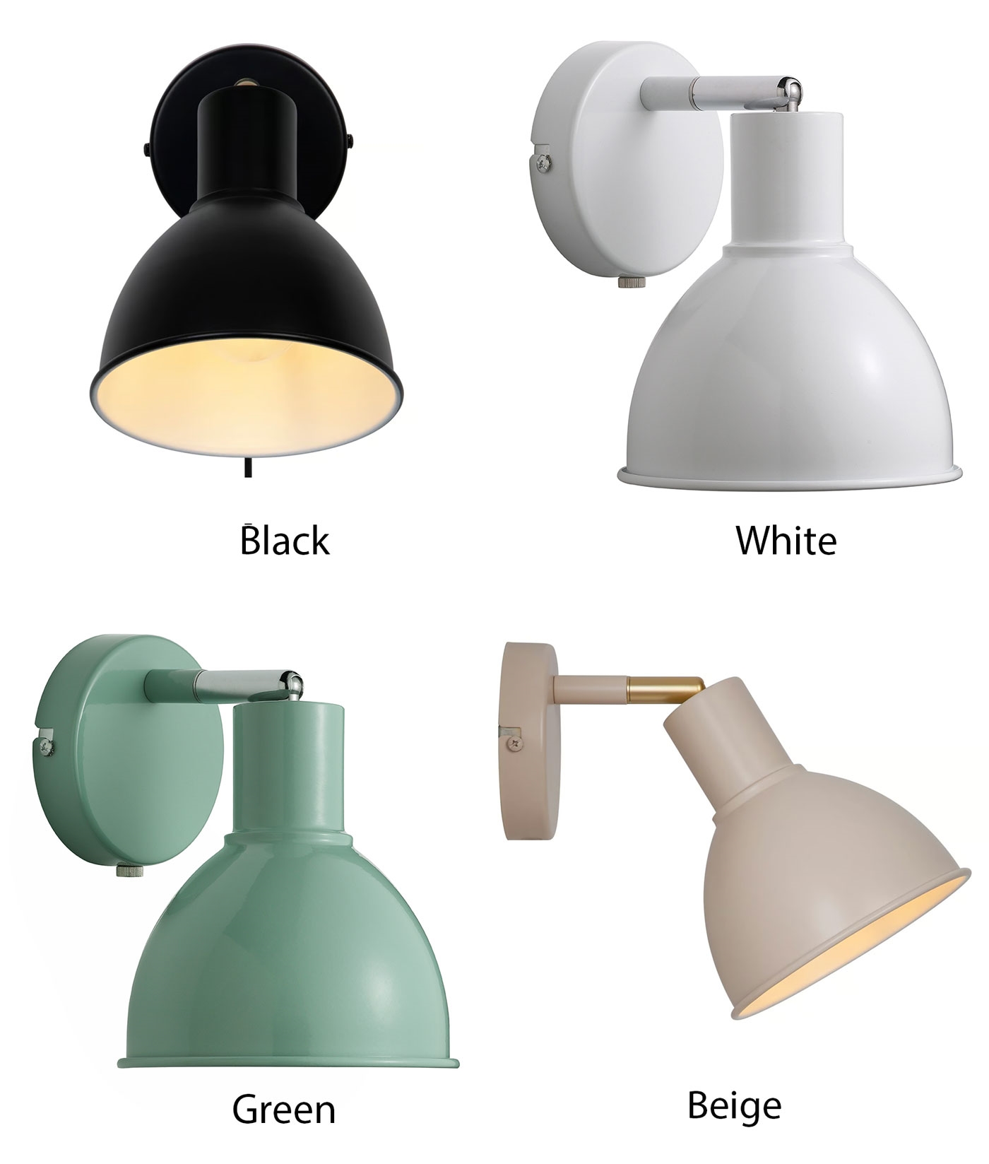 Metal Adjustable Wall Mounted Spotlight in a Postwar Factory Factory Style