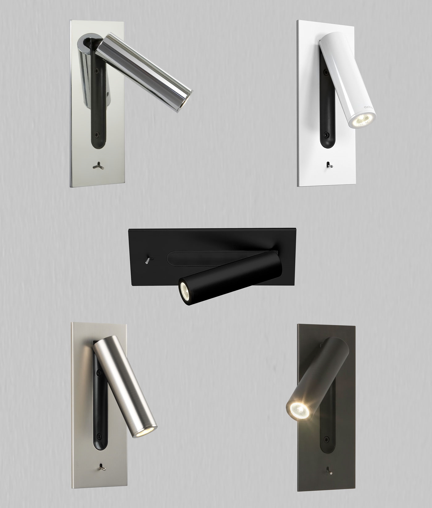 You'll love the design of this LED wall recessed bedside light