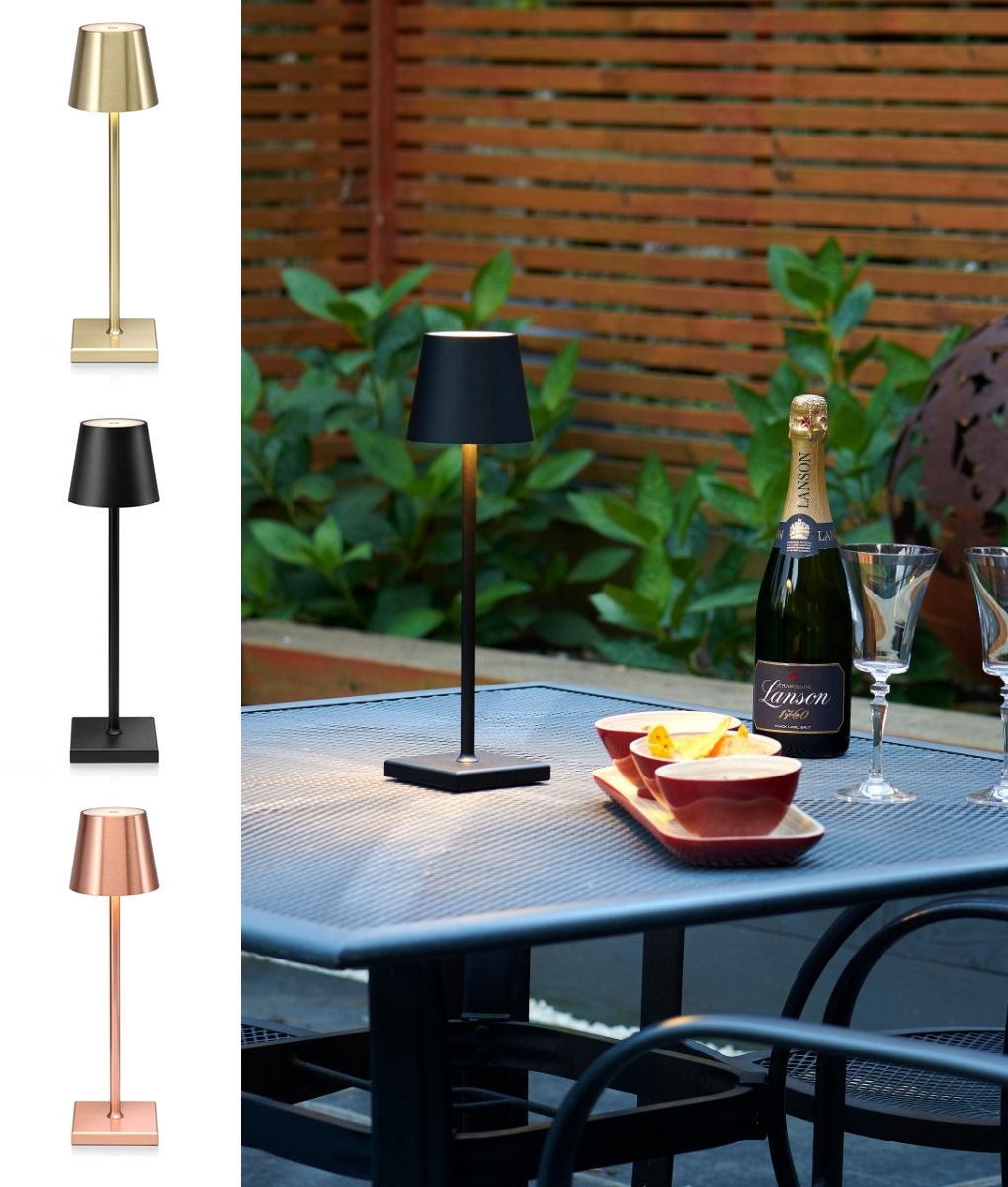 Rechargeable Colour Changing Outdoor LED Table Lamp 3 Options