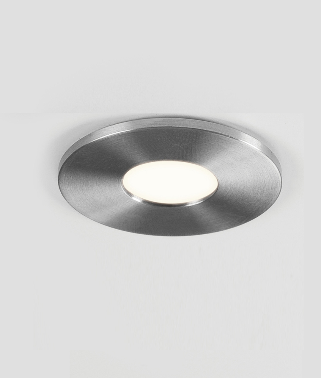 Round IP65 Small Discreet Brushed Steel LED Light