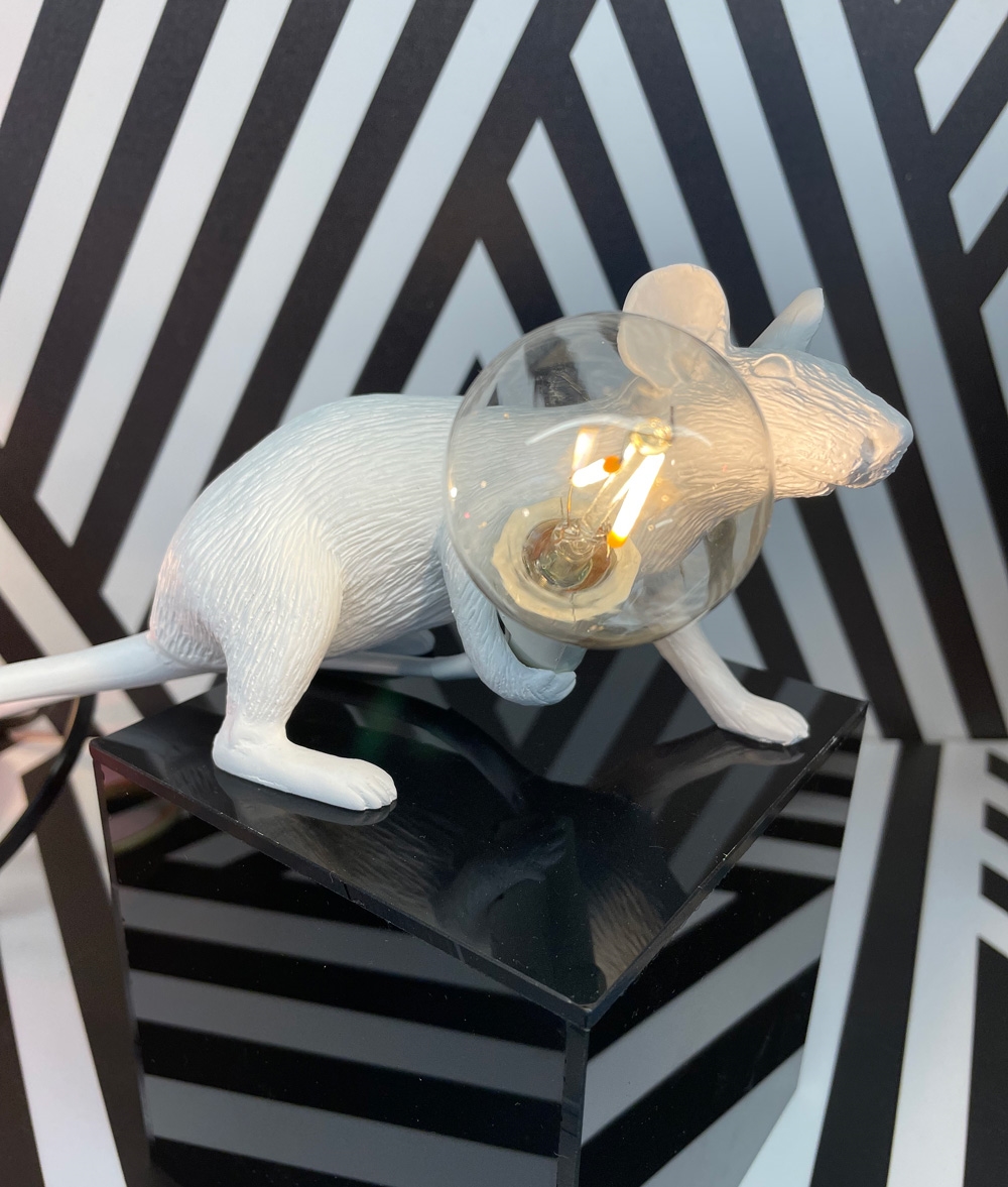 Seletti LED Bulb Mouse Table Lamp