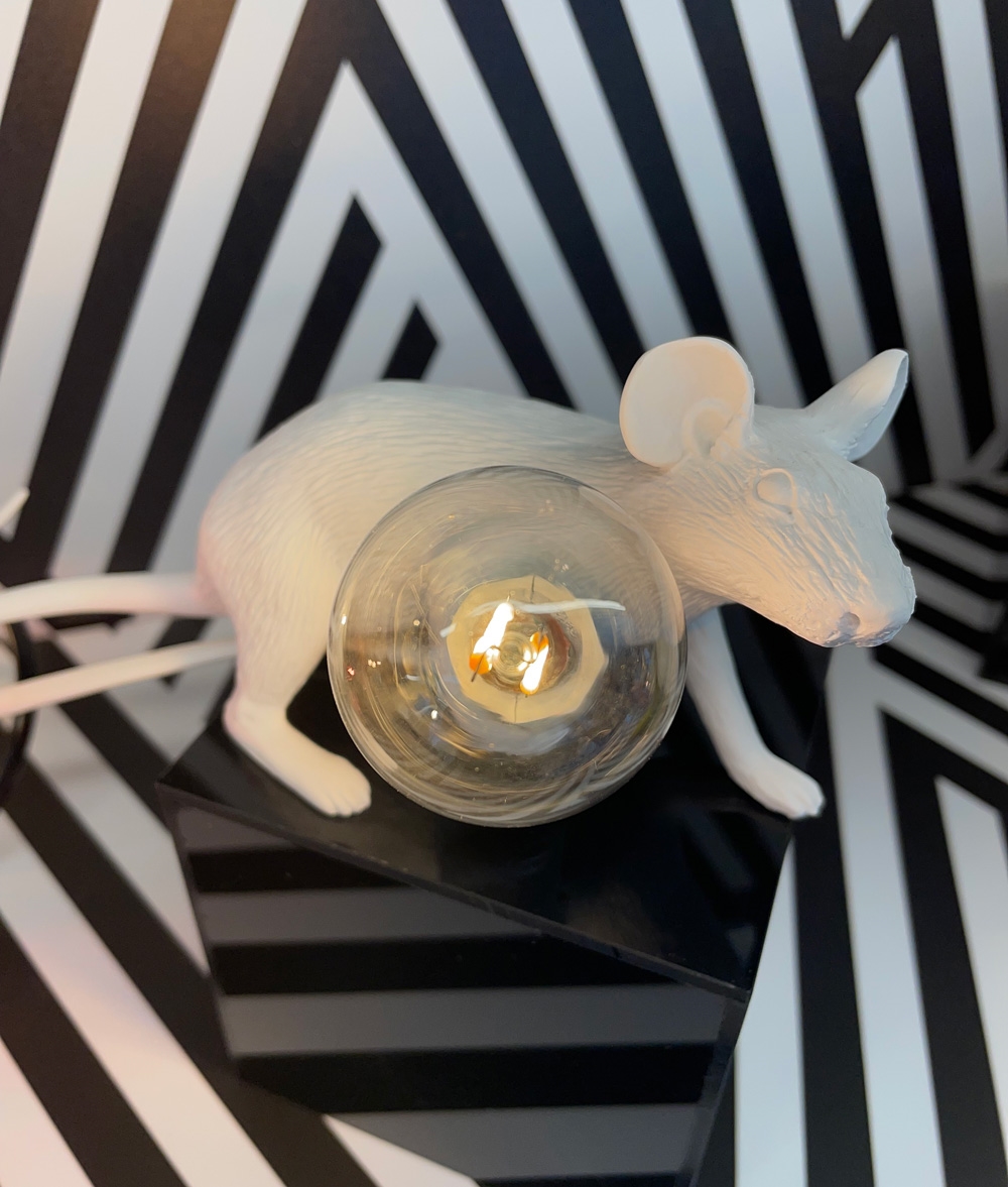 Seletti LED Bulb Mouse Table Lamp